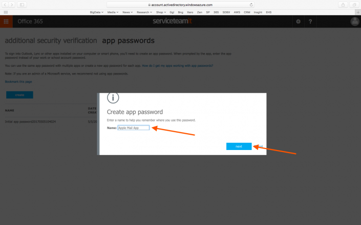 Office 365 App Password with MFA | HowTo | 1 of 2 - Serviceteam IT